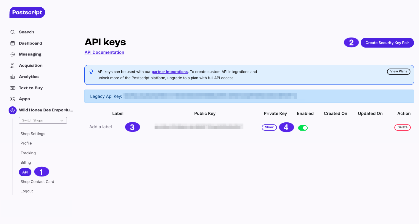 Set Up Your Subscribfy Integration – Postscript