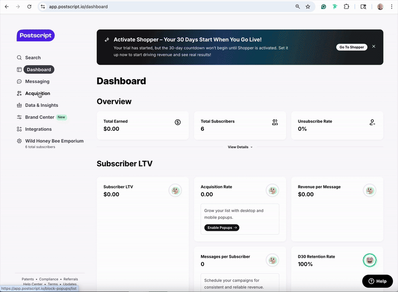 Set Up Your Fondue Integration – Postscript